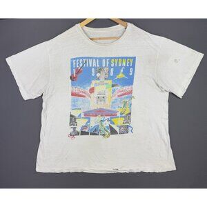 Festival Of Sydney | Shirts | Vintage 989 Festival Of Sydney Rare White ...